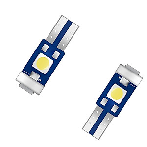 MOAEWN 20 Pcs T5 LED Lights for Car Dashboard, Super Bright White 74 37 2721 PC74 Replacement with Twist Lock Socket, for Interior Dome Door Instrument Cluster Dashboard Panel Gauge Indicator