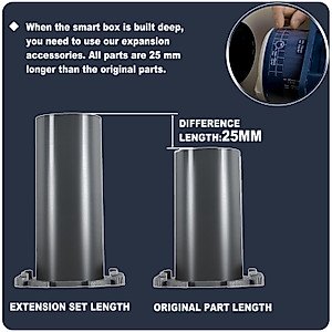 Replacement for Grohe 14048000 Universal Extension Set, Fits for Grohtherm SmartControl Trims with Up to 3-Function, 25MM, 1-pack