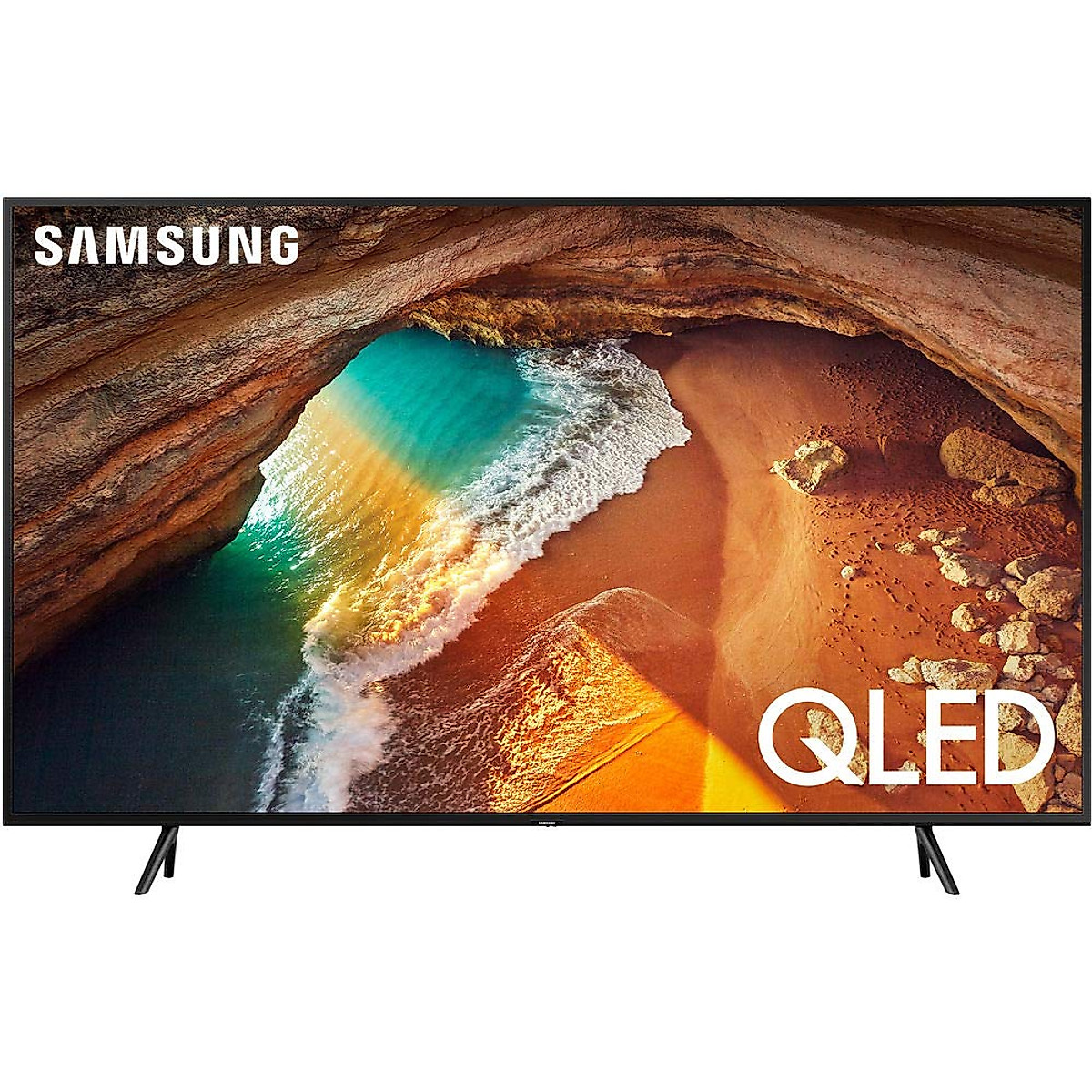Samsung QN75Q60RAFXZA Flat 75" QLED 4K Q60 Series (2019) Ultra HD Smart TV with HDR and Alexa Compatibility