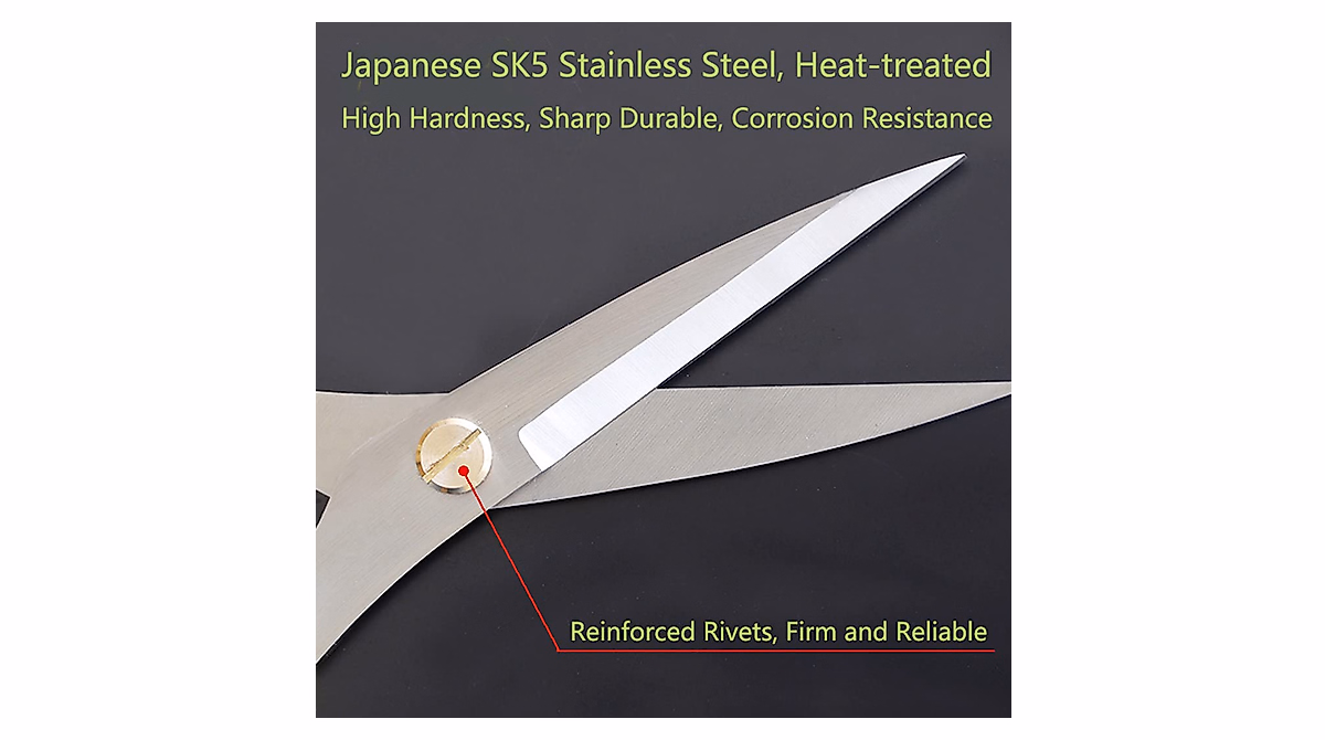 Horsvill Indoor Plant Shears Garden Scissors, Houseplant Shears Made of Japan SK5 Stainless ...