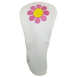 Flower Power Driver Headcover by ReadyGolf (Pink)