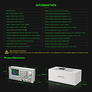 RD RD6006W 60V 6A DC DC Step Down Power Supply Whole Set not Assembled (RD6006W+S400 case+ 400W PSU)