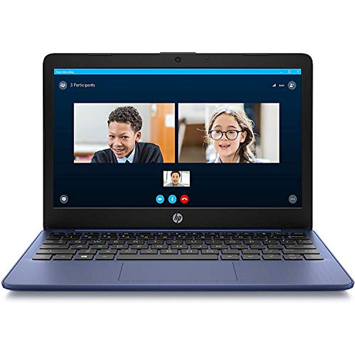 HP Stream 11 Laptop 11.6" Diagonal HD SVA Anti-Glare Display Intel Celeron N4000 Processor 4GB RAM 32GB eMMC USB-C Bluetooth Microsoft 365 for 1 Year Win10 Blue + HDMI Cable