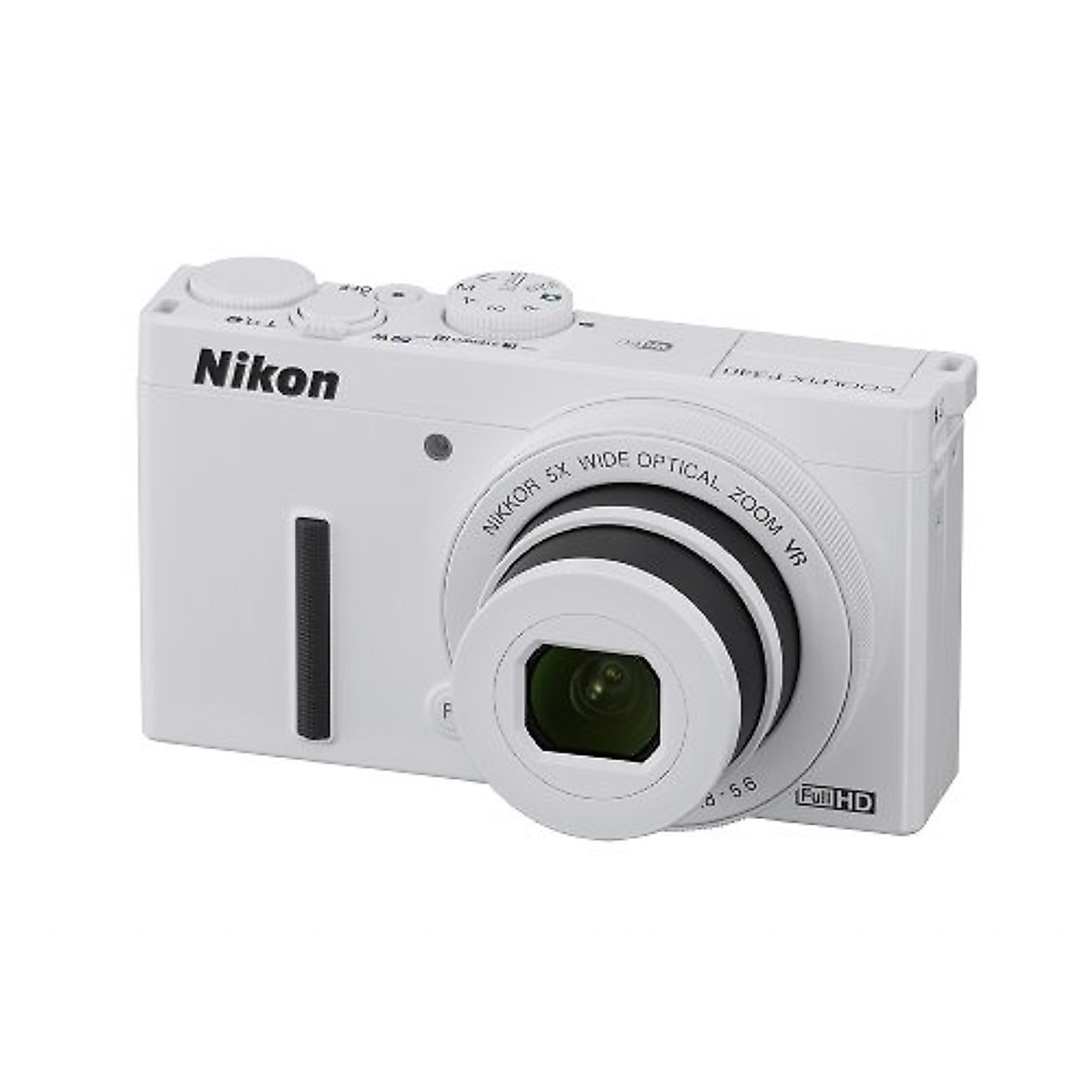 Nikon Coolpix P340 12.2 Mp Wi-fi Cmos Digital Camera with 5x Zoom Nikkor Lens and Full Hd 1080p Video (White)