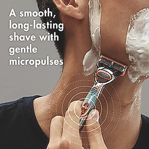 Gillette Fusion5 Power Mens Razor Blade Refills, 8 Count, Lubrastrip for a More Comfortable Shave