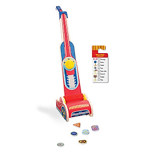 Melissa & Doug Wooden Vacuum Cleaner Play Set (10 pcs)