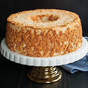 Nordic Ware Natural Aluminum Commercial 2-Piece Angel Food Pan