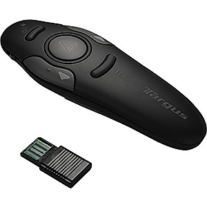 Targus Wireless Presenter Laser Pointer for Professional Presentation with Simple Control, Bluetooth Connection (AMP16US-52)