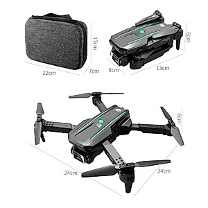 RKSTD RC Drone With HD Camera For Adults And Kids - Foldable FPV Remote RC Drone, Altitude Fixed, One Button Start/Land, 3D Flip, Obstacle Avoidance Function, Holiday Gift