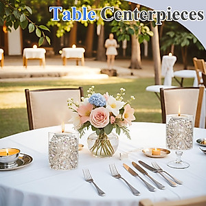 FUTUREPLUSX 180PCS Bright Clear Fake Ice Rocks, Acrylic Fake Crushed Ice Rocks Diamonds Gems DIY Crafts Vase Fillers for Party Fish Tank Table Scatter Props Display