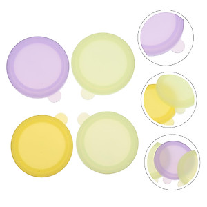 RORPOIR Soy Sauce Bowls Lids Kitchen Condiment Dishes Vinegar Dish Lids Random Color