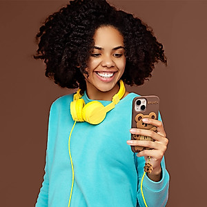 DOGODON Creative 3D Case for iPhone 13 Mini Soft Silicone Cute Animal Cartoon Kawaii Girls Women Teenager Shockproof Protective Cover 2021 5.4 Inch (Bear with Pendant)