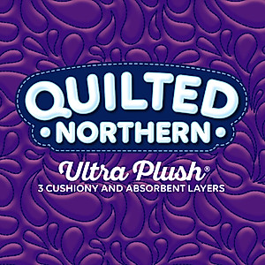 Quilted Northern Ultra Plush Toilet Paper, Double Rolls, 12 Count of 176 3-Ply Sheets Per Roll, 12 Count (Pack of 1)