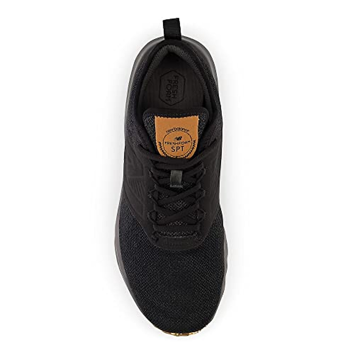 New Balance Men's Fresh Foam SPT V4 Running Shoe, Blacktop/Gum 020, 9.5