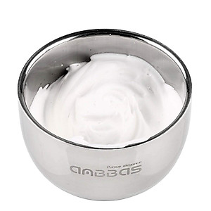 Anbbas Shaving Brush Set for Men 3in1 Vegan Style Synthetic Badger Hair Brush, Stainless Steel Shaving Stand and Bowl Perfect for Wet Close Shave