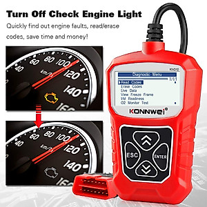 KW850 OBD2 Scanner + KW310 OBD2 Scanner