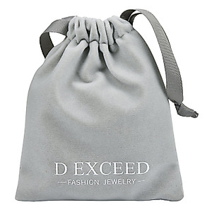 D EXCEED Womens 4 Pairs Dangle Drop Earrings Fashion Geo Shaped Twist Wave Dangling Earrings Lightweight Linear Design Dangle Earrings Sets for Women Girls