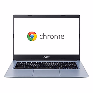 Acer Chromebook 314, 14" HD (1366x768) Touch Laptop, Intel Celeron N4000 Processor up to 1.10 GHz, 4GB DDR4 RAM, 64GB SSD, Webcam, Bluetooth, WiFi, Chrome OS, Silver, EAT Cloth