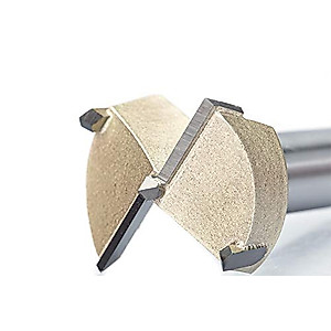 TOOLSTAR Forstner Drill Bits, Boring Carbide Drill Bits 48mm Woodworking Hole Saw Power Rotary Cutting Tool for Wood Plastic Plywood （Pack of 1）