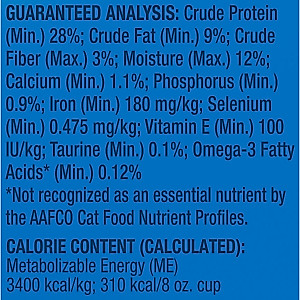 Nutrish 9Lives Daily Essentials Dry Cat Food, 28 Pound Bag