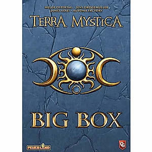 Capstone Games Terra Mystica: Big Box - Contains: Terra Mystica: Base Game, Fire & Ice Expansion, Merchants of The Seas Expansion by Automa Factory. Ages 14+, 1-5 Players, 30 Min Per Player