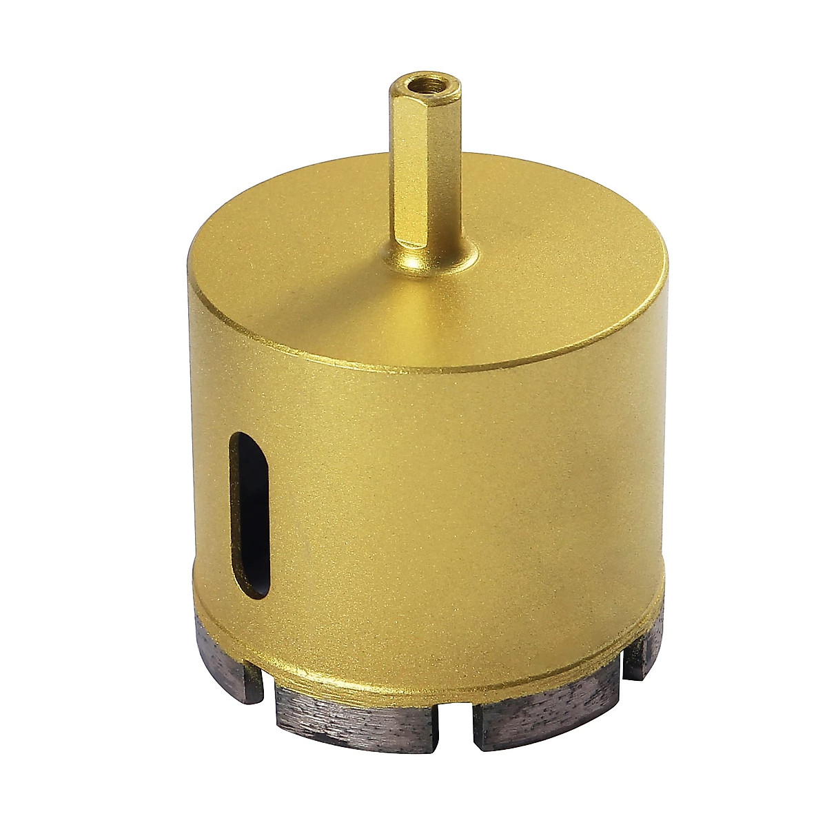 2-1/2 Inch Masonry Hole Saw, Diamond Hole Saw, Heavy Duty Dry Core Bits for Concrete, Brick, Cinder Block, 3/8 inch Shank, Core Drill Bit Extra Long Depth of Cut