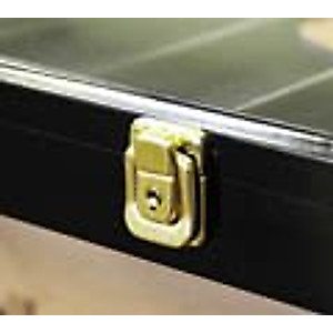 21 Shot Glass Shotglass Shooter Display Case Holder Cabinet Wall Rack 98% UV Lockable -Black