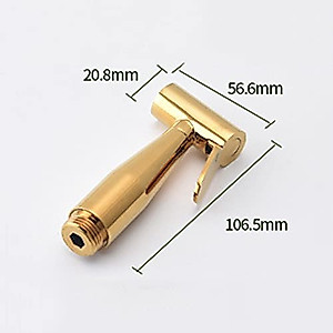 ifgswopq Handheld Bidet Sprayer Kit,Bidet Sprayer Kit for Toilet,Handheld Bidet Toilet Sprayer Jet Sprayer Kit,Bidet Sprayer Kit,Toilet Sprayer Set,Gold B (Golden B)