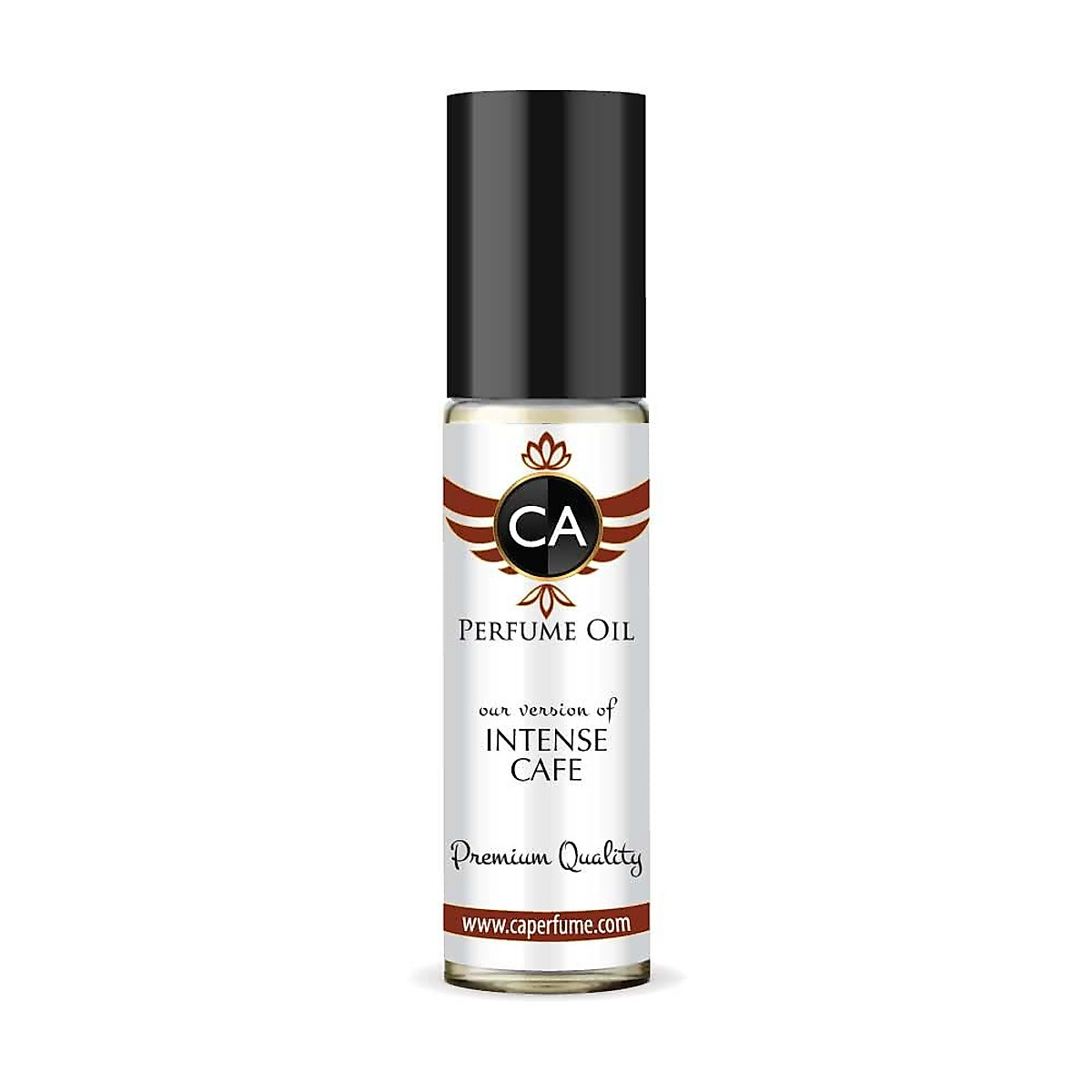 CA Perfume Impression of Intense Cafe For Women & Men Replica Fragrance Body Oil Dupes Alcohol-Free Essential Aromatherapy Sample Travel Size Concentrated Long Lasting Attar Roll-On 0.3 Fl Oz/10ml