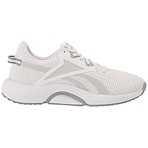 Reebok womens Lite Plus 3.0 Running Shoe, White/Silver Metallic/Pure Grey, 7.5 US