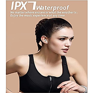 Bluetooth 5.3 Air Pro Wireless Earbuds, Bluetooth Headphones with Microphone,IPX7 Waterproof Touch in-Ear Sports Earbuds, 30H Playtime, Noise Cancelling Stereo Earphones for Sports and Work（2022）