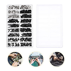 SOLUSTRE Laptop Accessories Pc Accessories 1 Set Flat Computer Repair Fittings Flat Screws Screws for Computer Repairing Screw Countersunk Screw Laptop Accessories Pc Accessories