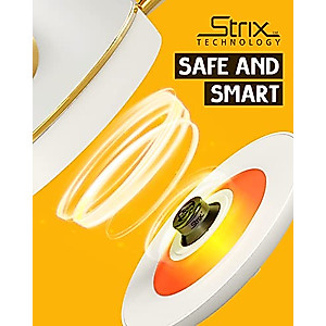 Hazel Quinn Retro Electric Kettle - 1.7 Liters / 57.5 Ounces Tea Kettle with Thermometer, All Stainless Steel, Fast Boiling 1200W, BPA-free, Cordless, Rotational Base, Automatic Shut Off - Pearl White