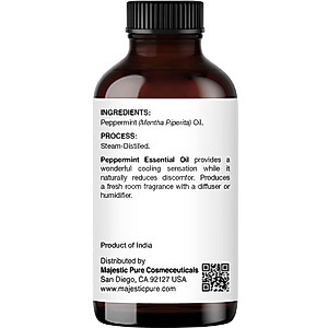 Majestic Pure Eucalyptus USDA Organic Essential Oil | 100% Organic and Premium Quality Oils | Aromatherapy, Skincare, Hair Care, & Household Use | 1 fl. Oz