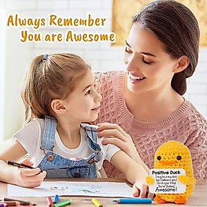 MBL Easter Basket Essentials Stuffers Duck – Handmade Emotional Cheer Support Positive Funny Pickle Potato Nuggets for Men Women Friends Coworkers, Birthday for Him Her