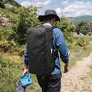 Laripwit Travel Duffle Bag for men 40L Medium Sports Gym Bag with Wet Pocket & Shoes Compartment Weekender Overnight Backpack for Traveling Duffel Bag Backpack for Women, Black