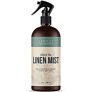 DRMTLGY Natural Green Tea Linen and Room Spray. Pure Essential Oils for a Pillow Spray, Linen Mist, and Fabric Spray. Aromatherapy Spray for Relaxation and Sleep