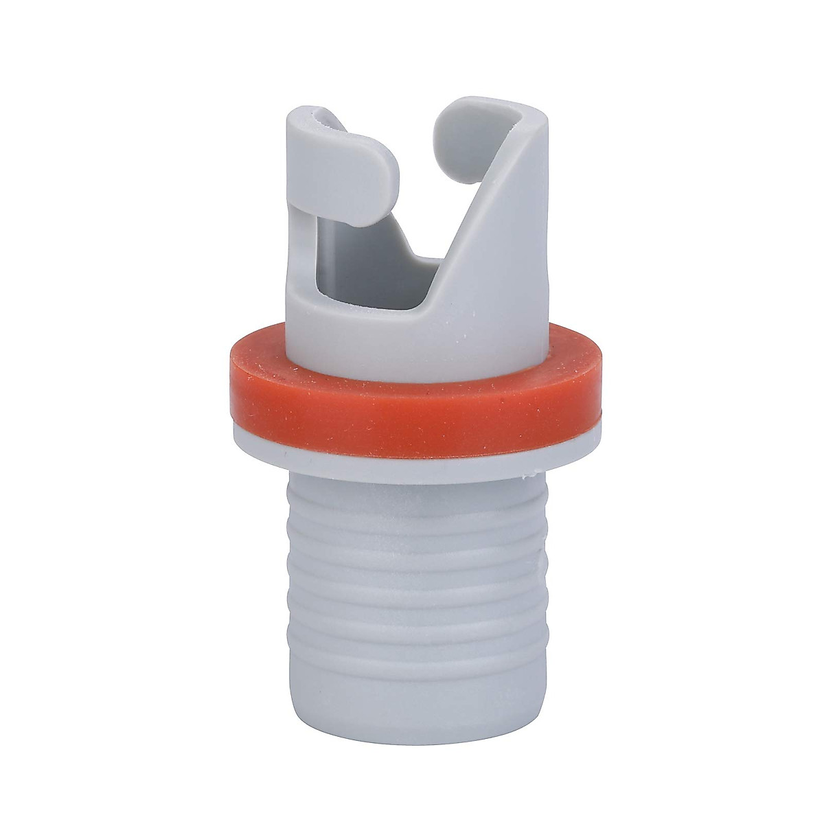 Omter Inflatable Boat Foot Pump Halkey-Roberts HR Hose Adapter H-R Valve Adapter (White Red)