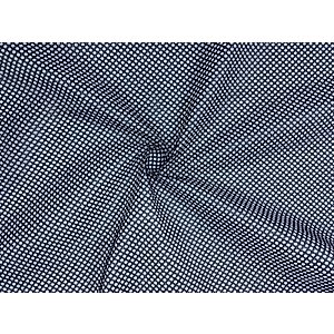 Mesh Fabric Netting Black Fabric Netting Soft Mesh Fabric for Sewing, Crafts，Shopping Bag, Backpack Pocket and Straps and Netting Clothes (Black(19×61INCH))