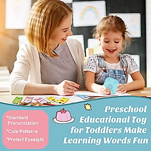 Pocket Speech Therapy Materials Toys for Toddlers 1-6, 510 Sight Words Learning Toy Talking Flash Cards, Autism Sensory Toys, Learning Resource Montessori Preschool Educational Toys, Boy Birthday Gift