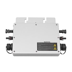 700W Solar Inverter Grid Tie MPPT Micro Inverter, DC22-50V to 120V Self Cooling Pure Sine Wave Solar Inverter w/AC Connection Cable