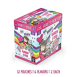 Weruva Best Feline Friend (BFF) Pouch Variety Pack Cat Food, Pouch 3oz Variety #1 (12 pouches)