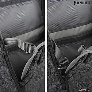 Maxpedition Entity 27 CCW-Enabled Laptop Backpack 27L (Charcoal)