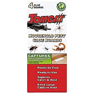 Tomcat 32517 Household Pest Glue Trap, 4-Pack