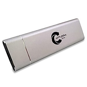 Capturra Drive 128GB External Solid State Drive USB 3.1 with Automated File Backup Software for Windows and Mac