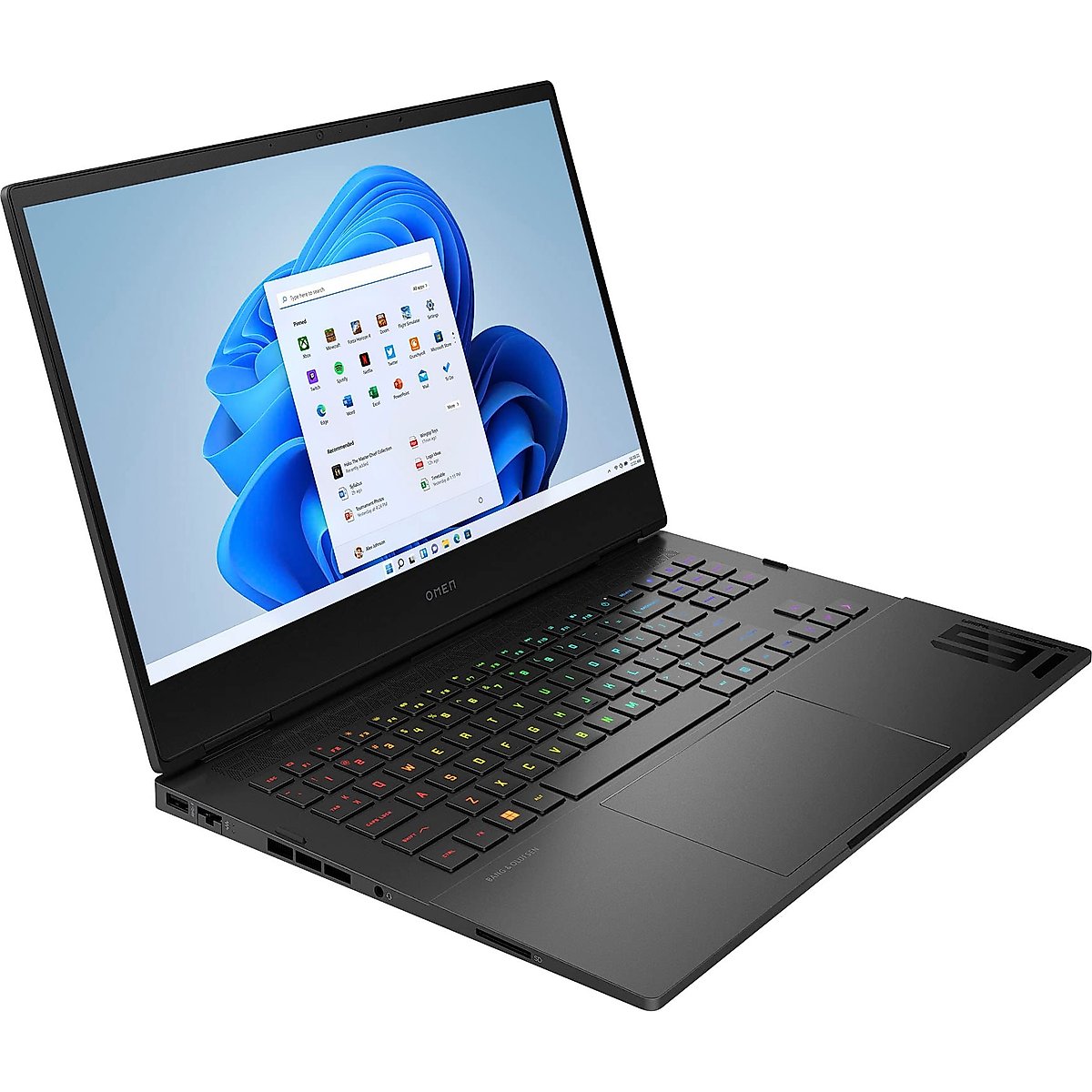 HP Omen 16 2023 Gaming Laptop 16.1" WQHD IPS 165Hz 14-Core Intel i9-12900H 32GB DDR5 1TB SSD NVIDIA GeForce RTX 3060 6GB GDDR6 Thunderbolt 4 Wi-Fi 6E RGB Backlit KB Windows 11 Pro w/ONT 32GB USB