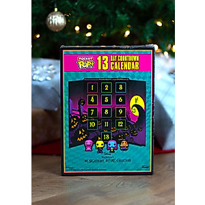 Funko Pop! Advent Calendar: 13 Days - The Nightmare Before Christmas (Blacklight), Multicolor, 63959