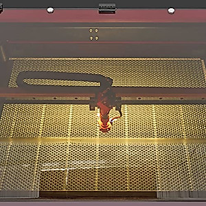 OMTech 80W CO2 Laser Engraver Machine, 20x28 Inch Laser Etching Machine with Water Chiller & Autofocus, Laser Engraving Machine with Motorized Workbed Air Assist & Ruida Controls for Home Office DIY