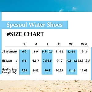 Womens and Mens Water Shoes Breathable Quick Dry Soft Barefoot Aqua Socks for Hiking Swim Beach Surf Yoga Sport 8-9 Women Women/6.5-7 Men