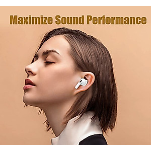 (2 Pairs) FWY Silicone Cover Compatible for Airpods 3rd Generation Ear Tips, Secure Anti-Slip Hooks Earbuds Accessories for Airpods 3 Exercising Ergonomic Design, White